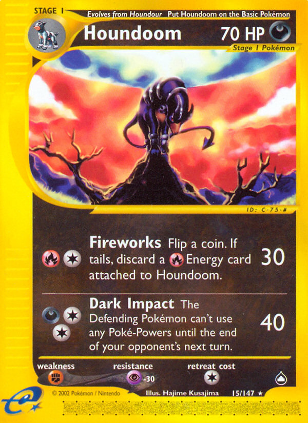 Houndoom Card