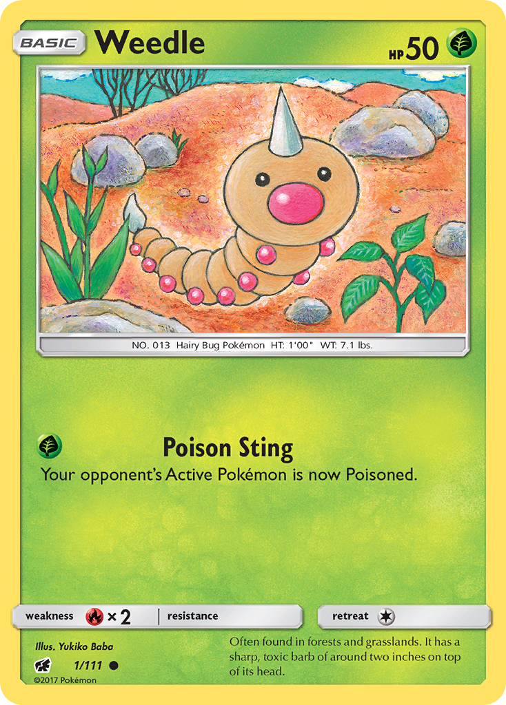Weedle Card